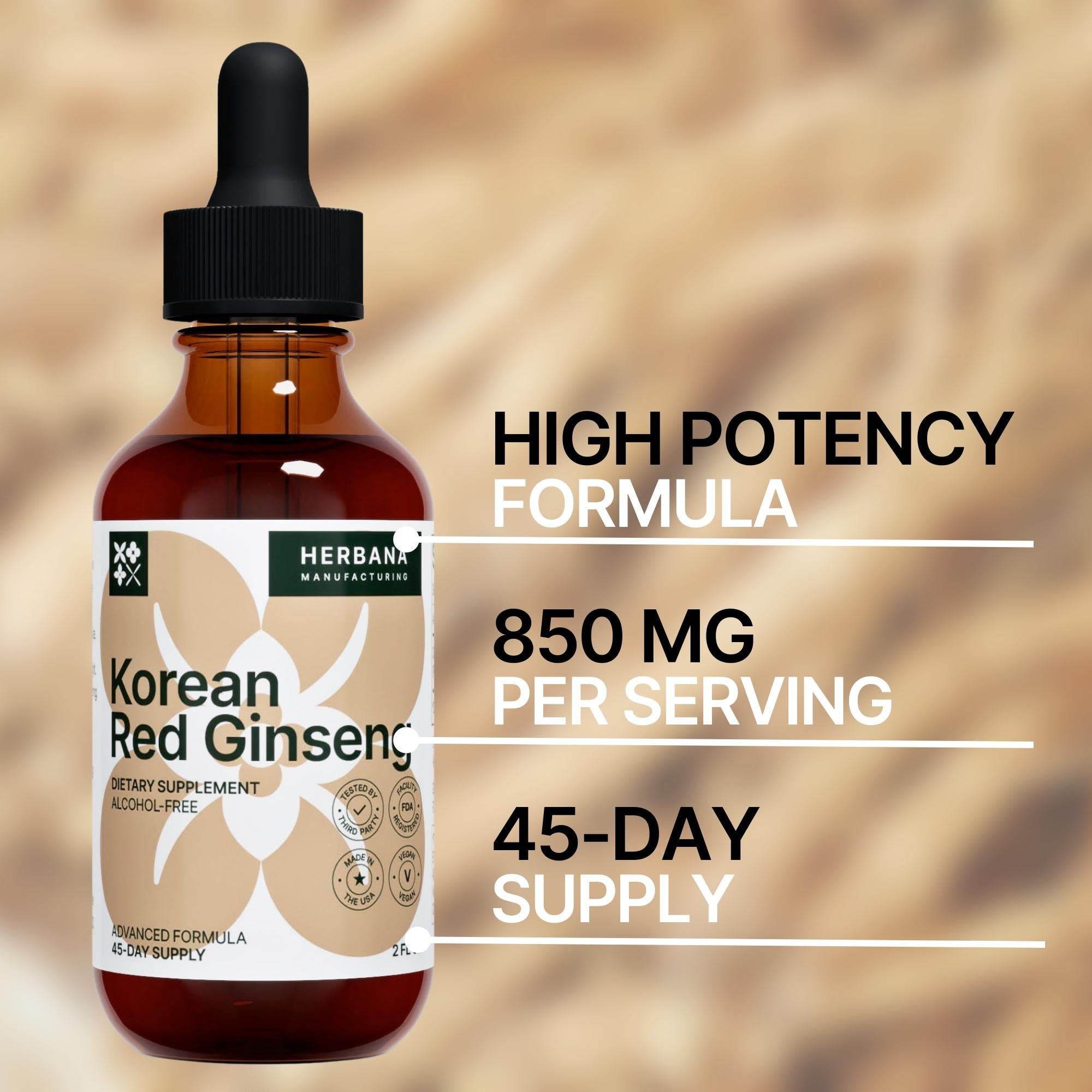 high potency panax ginseng extract