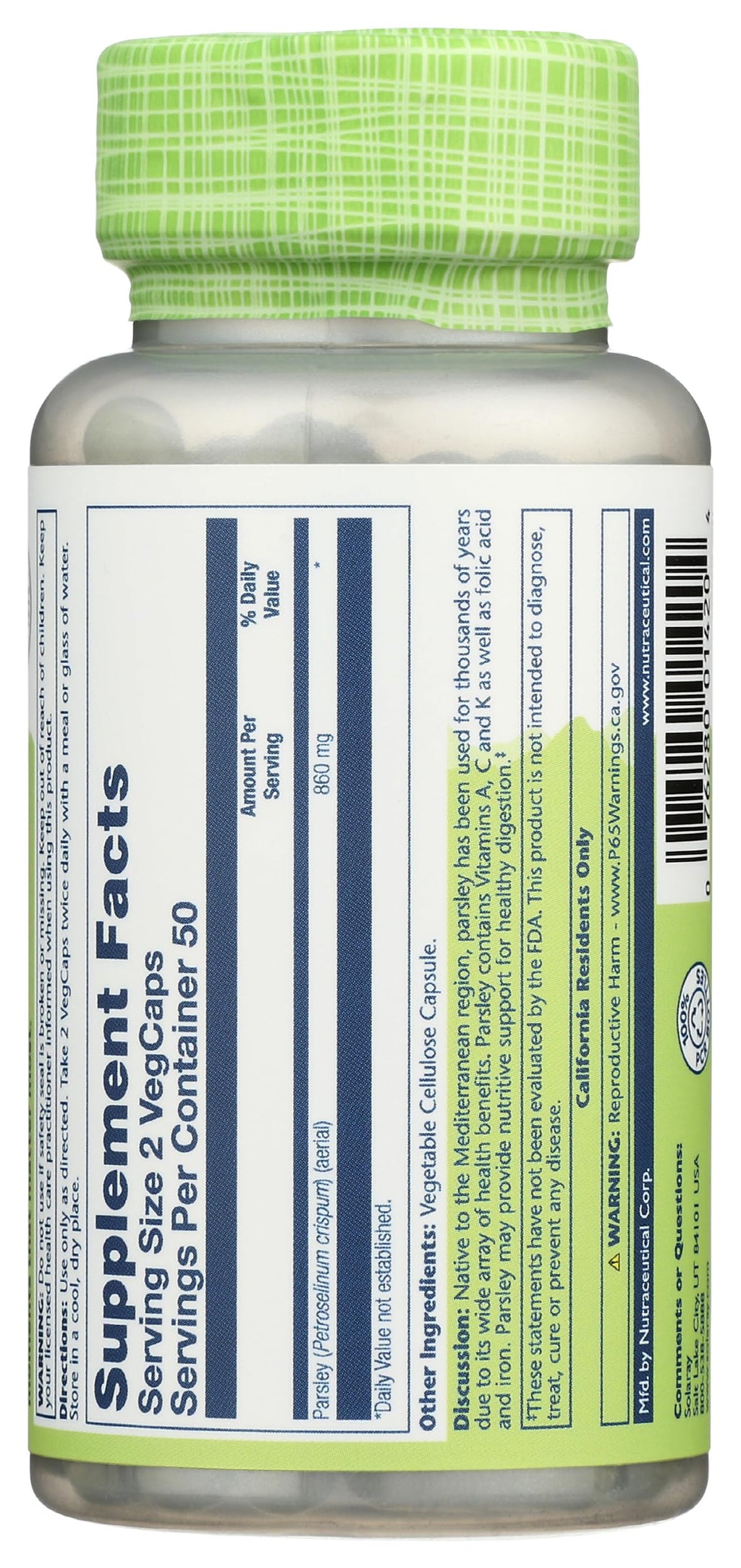 high potency parsley vitamin supplements