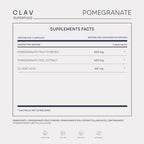 High potency pomegranate extract capsules