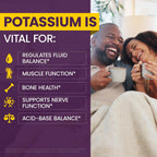 High potency potassium for energy