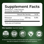 High potency potassium supplement