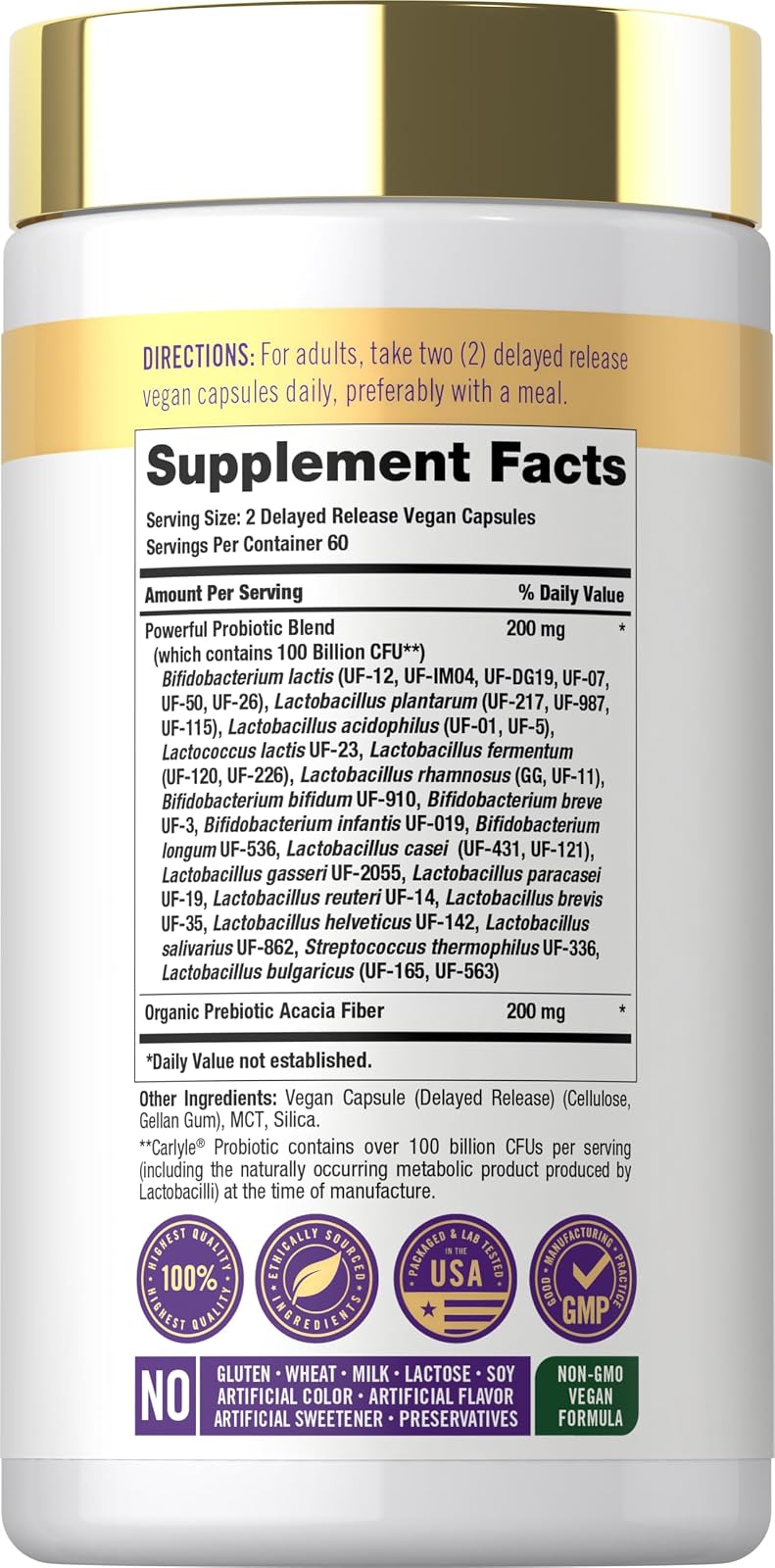 high potency probiotic capsules