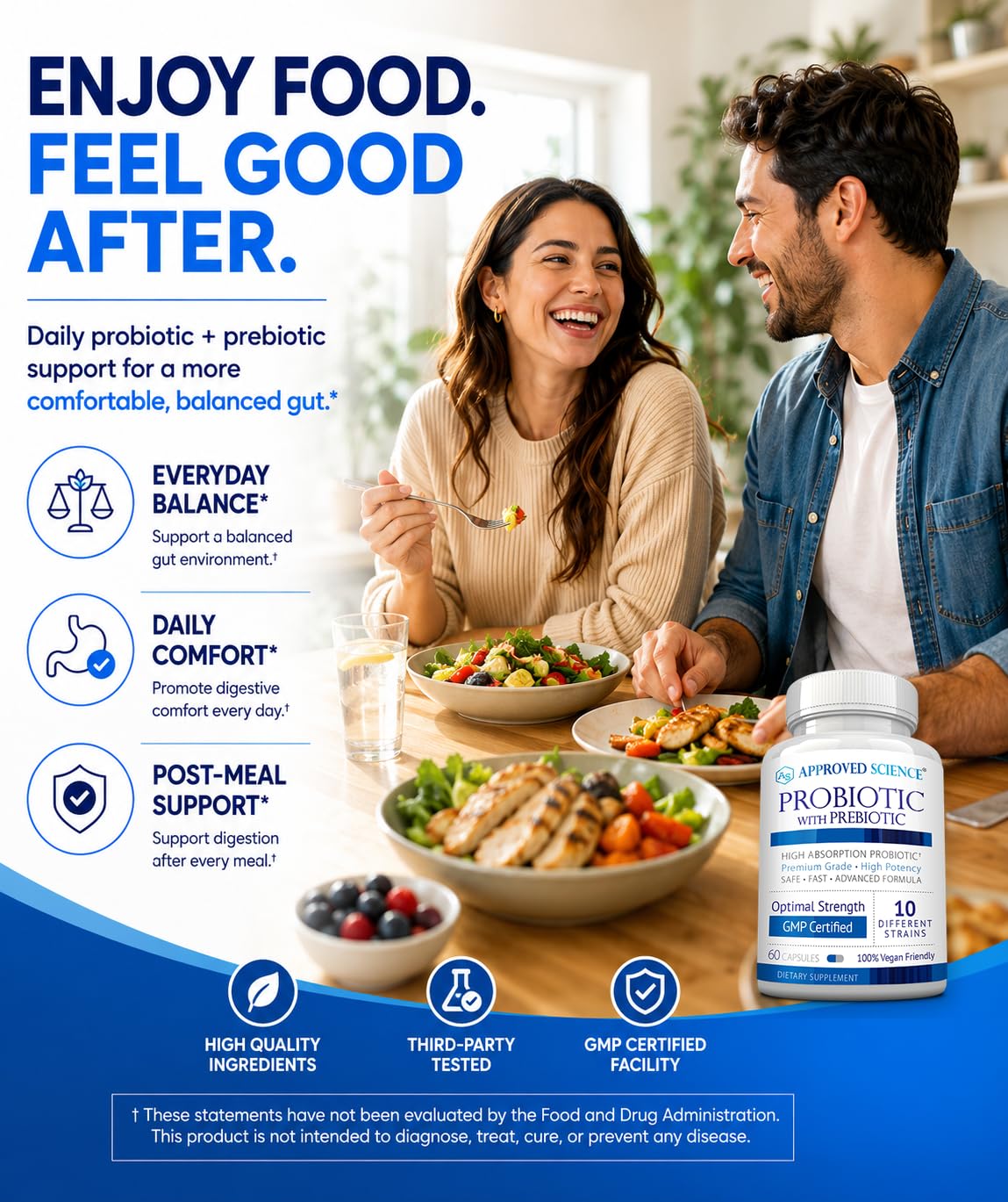 High potency probiotic for better digestion