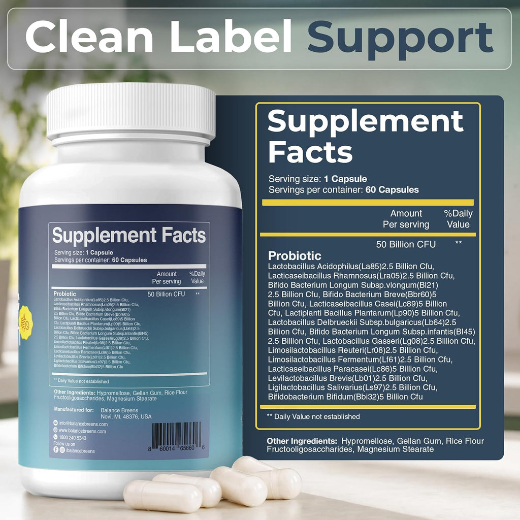 High potency probiotic for daily wellness