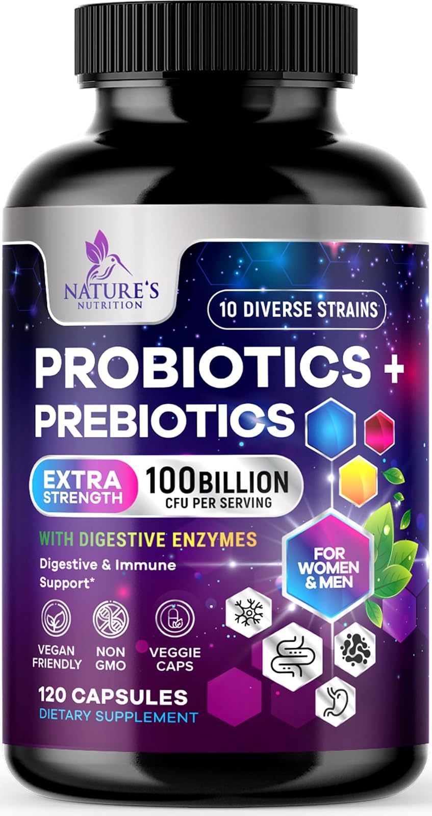 high potency probiotics 100 billion CFU