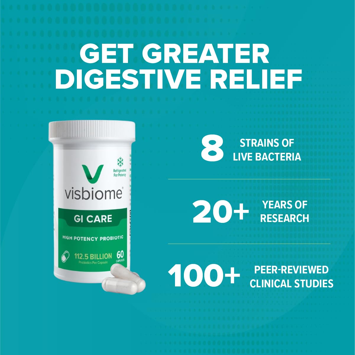 high potency probiotics 112.5B CFU