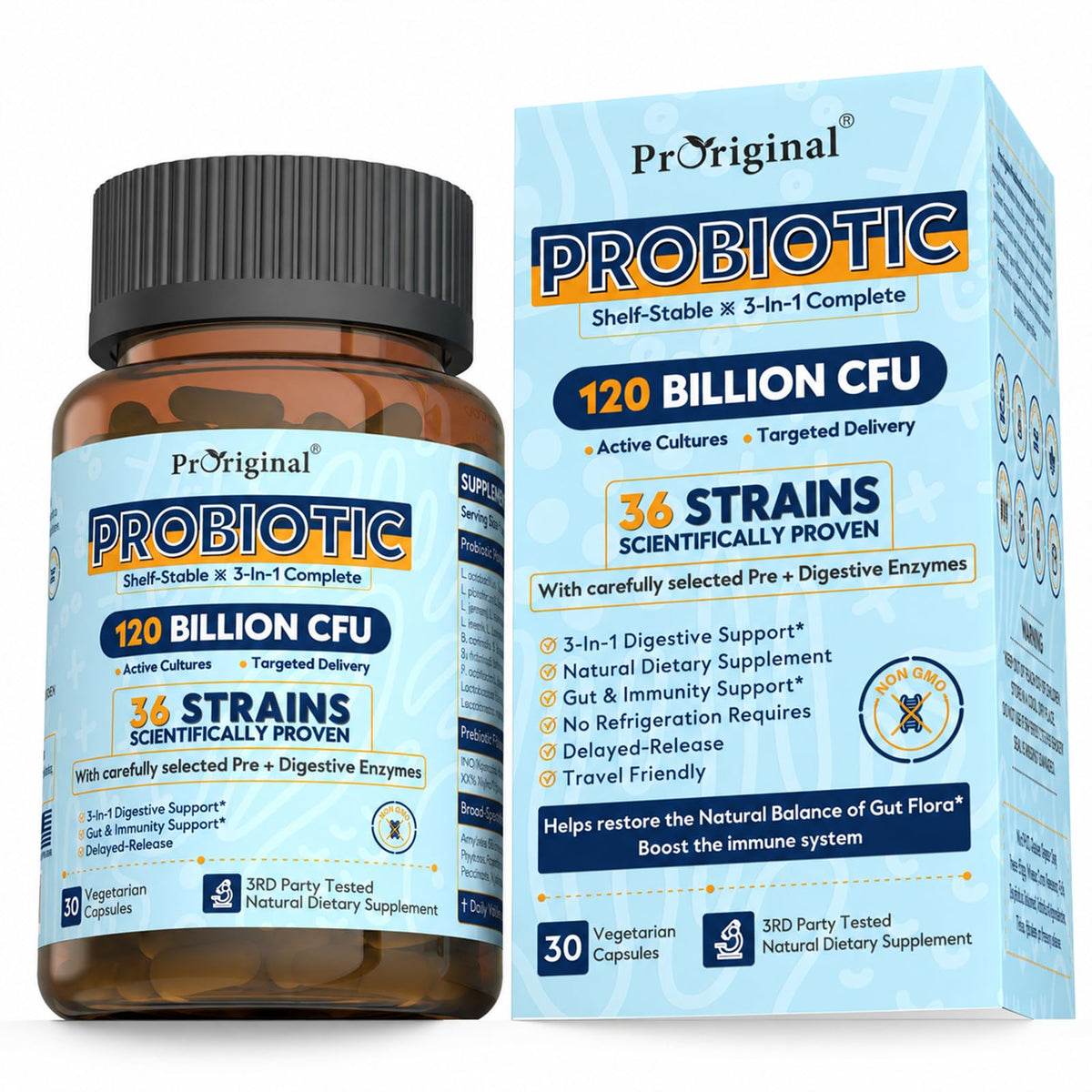high potency probiotics 120 billion cfu