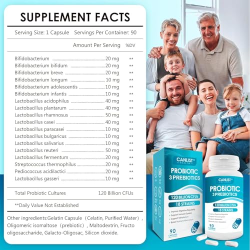high potency probiotics 180 billion CFUs