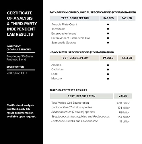 high potency probiotics 200 billion CFU