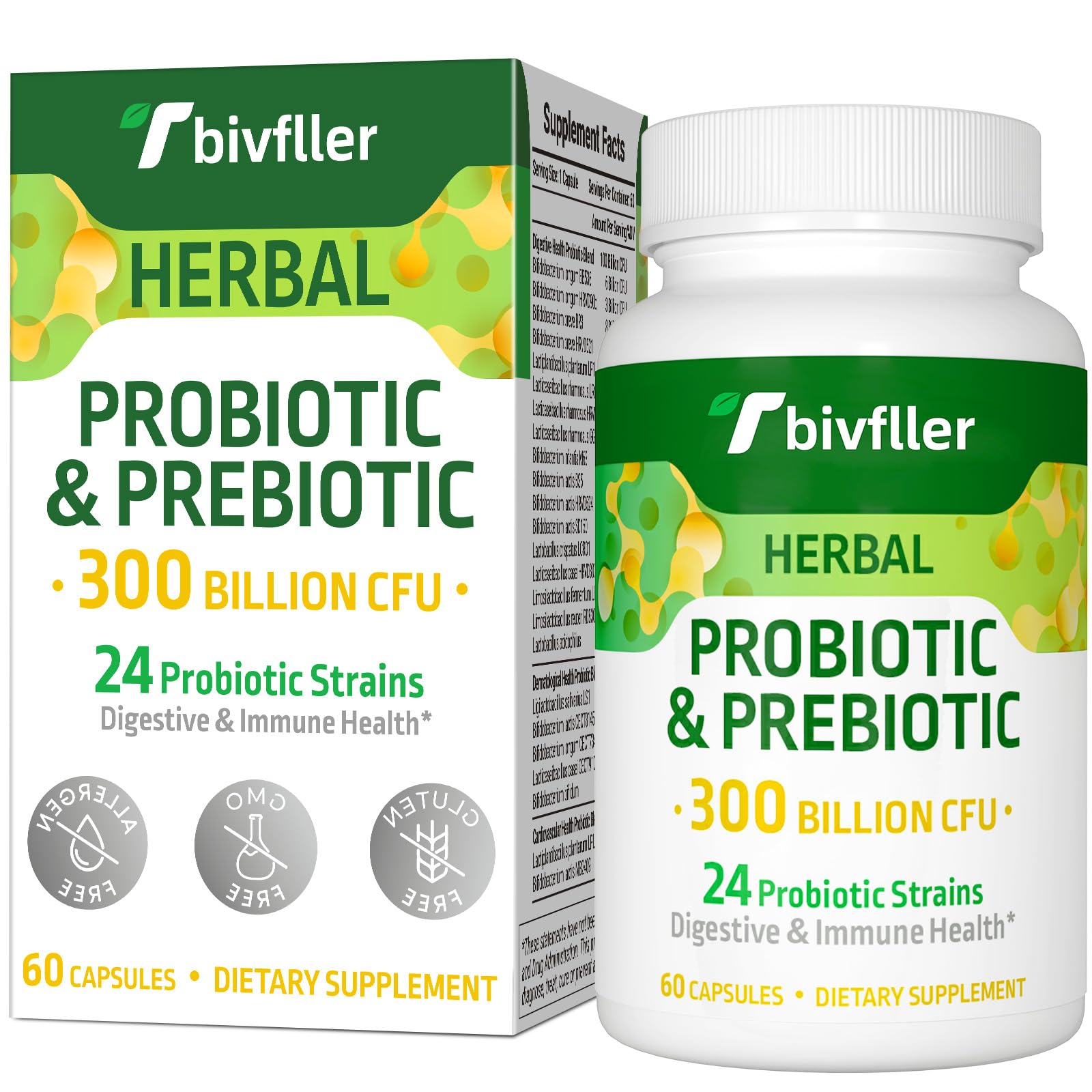 high potency probiotics 300 billion cfu