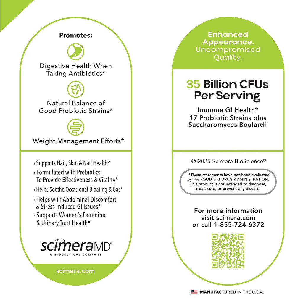 high potency probiotics 35 billion CFUs