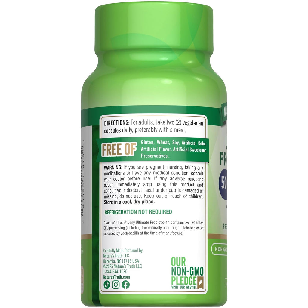 high potency probiotics 50 billion CFU