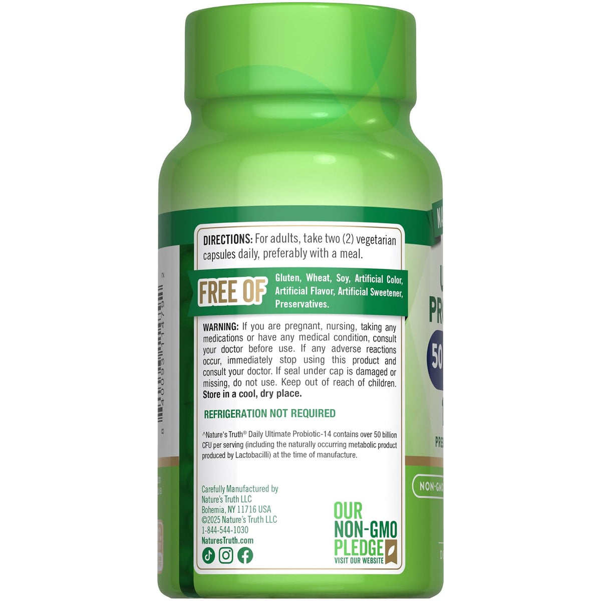 high potency probiotics 50 billion CFU