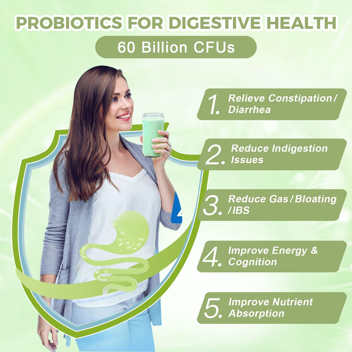 high potency probiotics 50 billion CFU