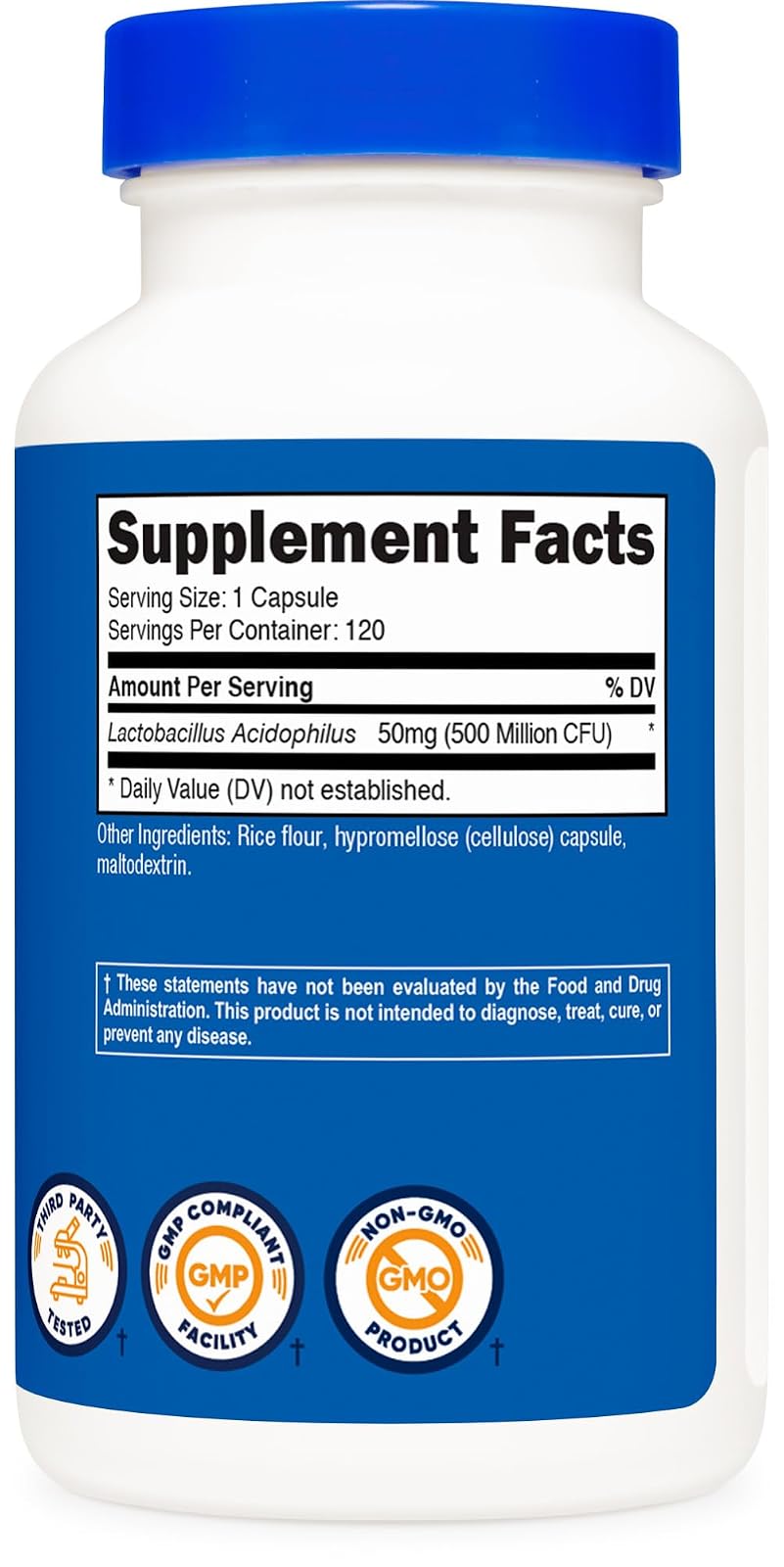 High potency probiotics 50 billion CFU