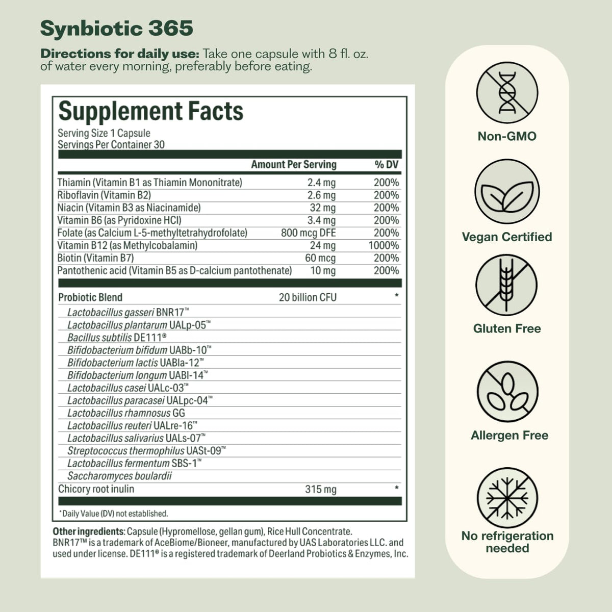 high potency probiotics 50 billion CFU