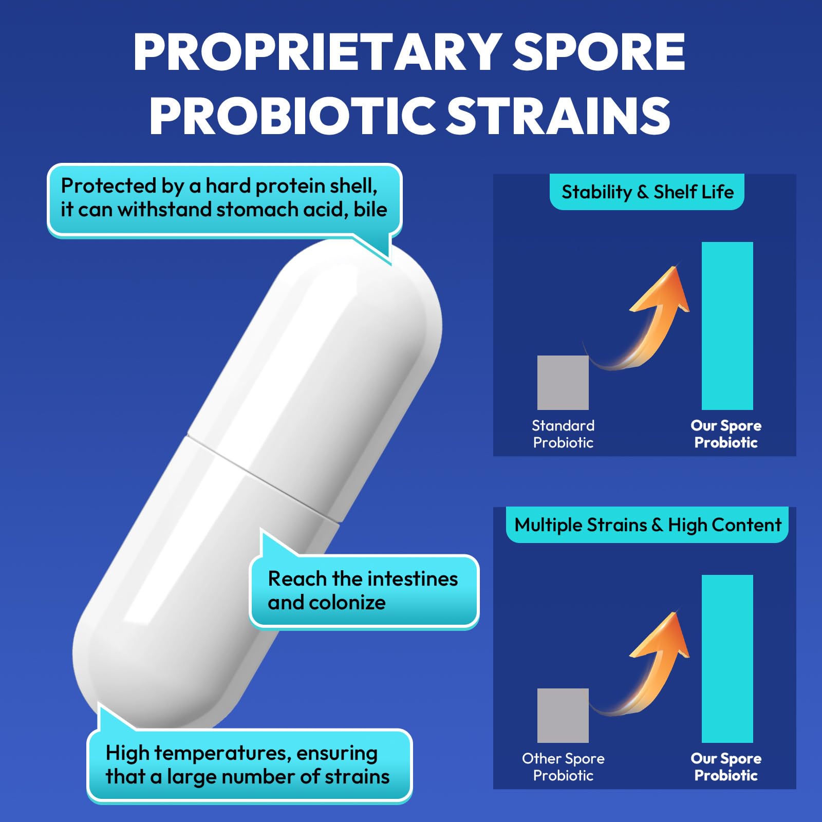 high potency probiotics 50 billion CFU