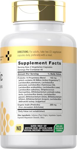 high potency probiotics 50 billion CFU