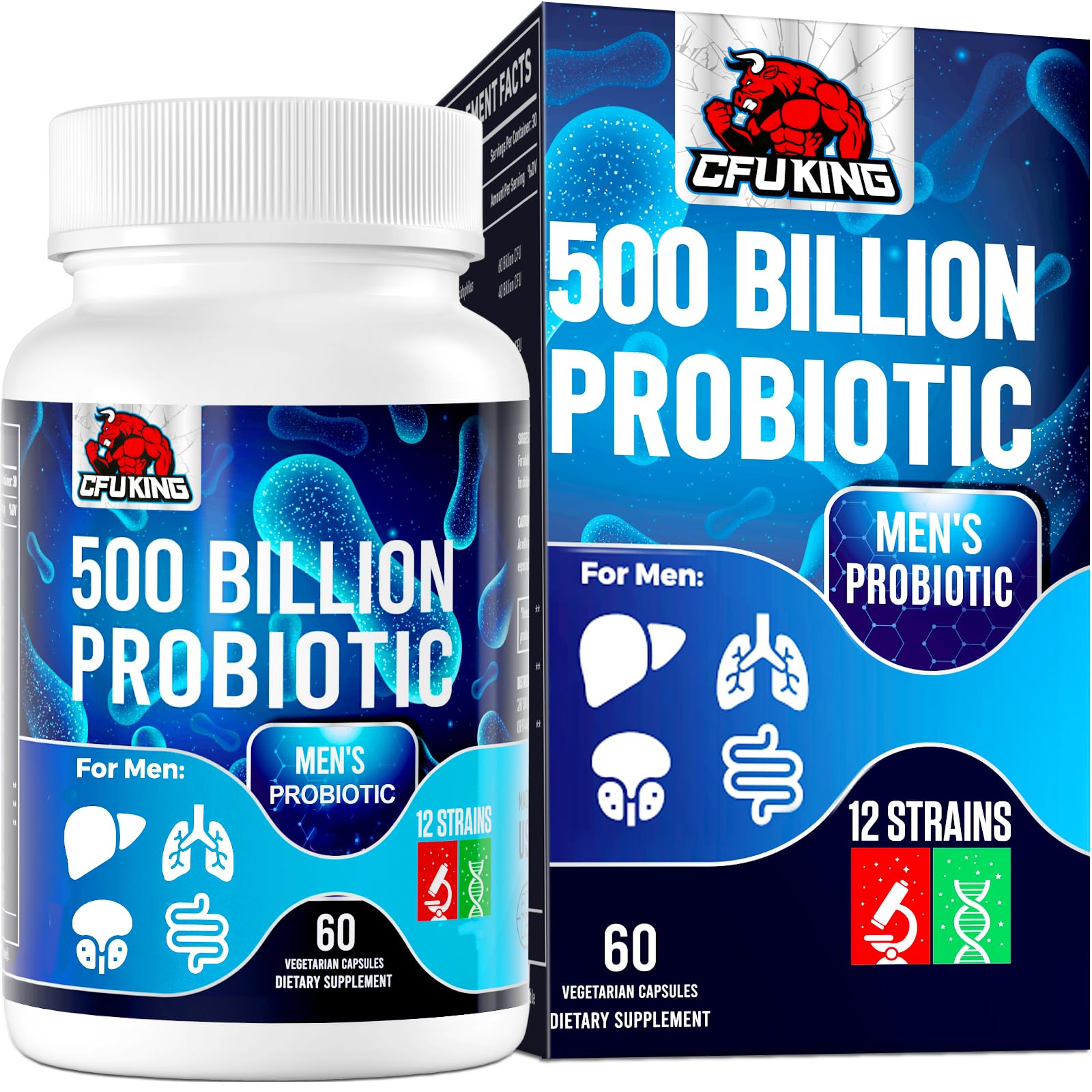 high potency probiotics 500 billion CFUs