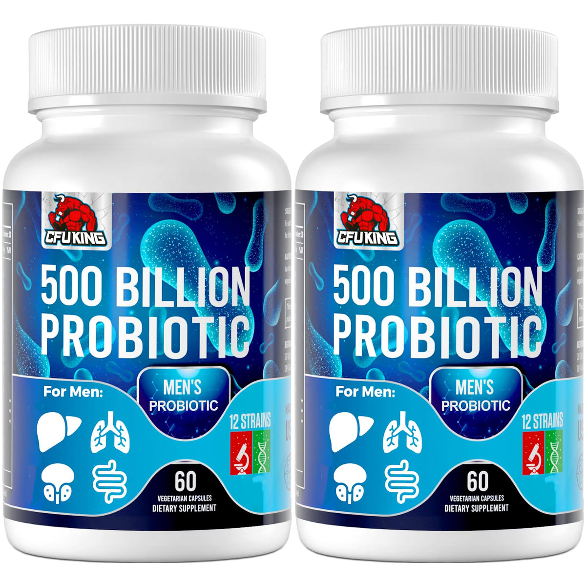 high potency probiotics 500 billion CFUs