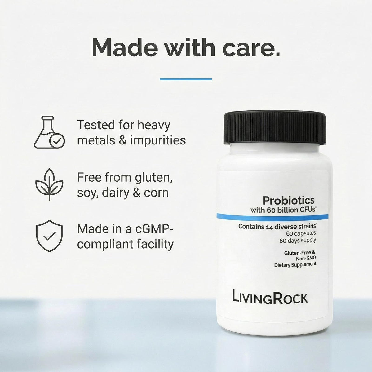 High potency probiotics for bloating relief