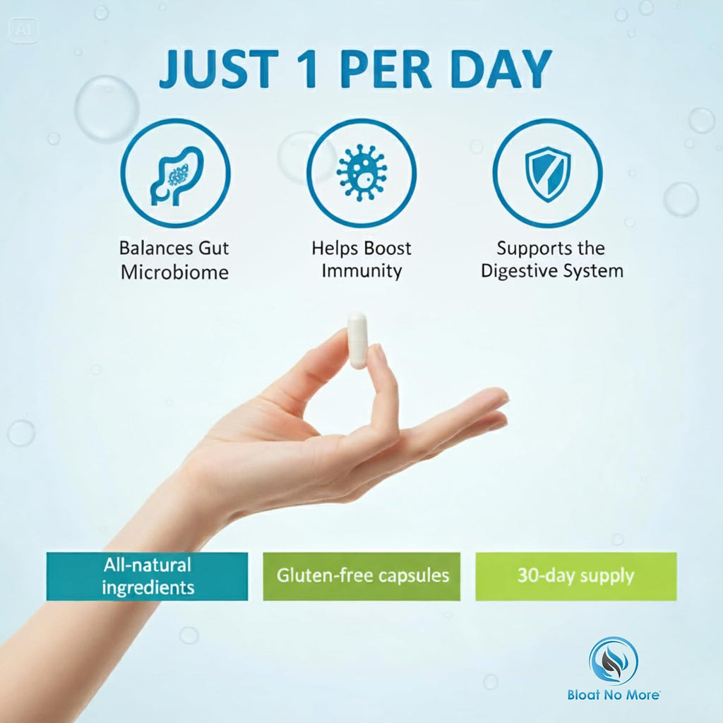 High potency probiotics for bloating