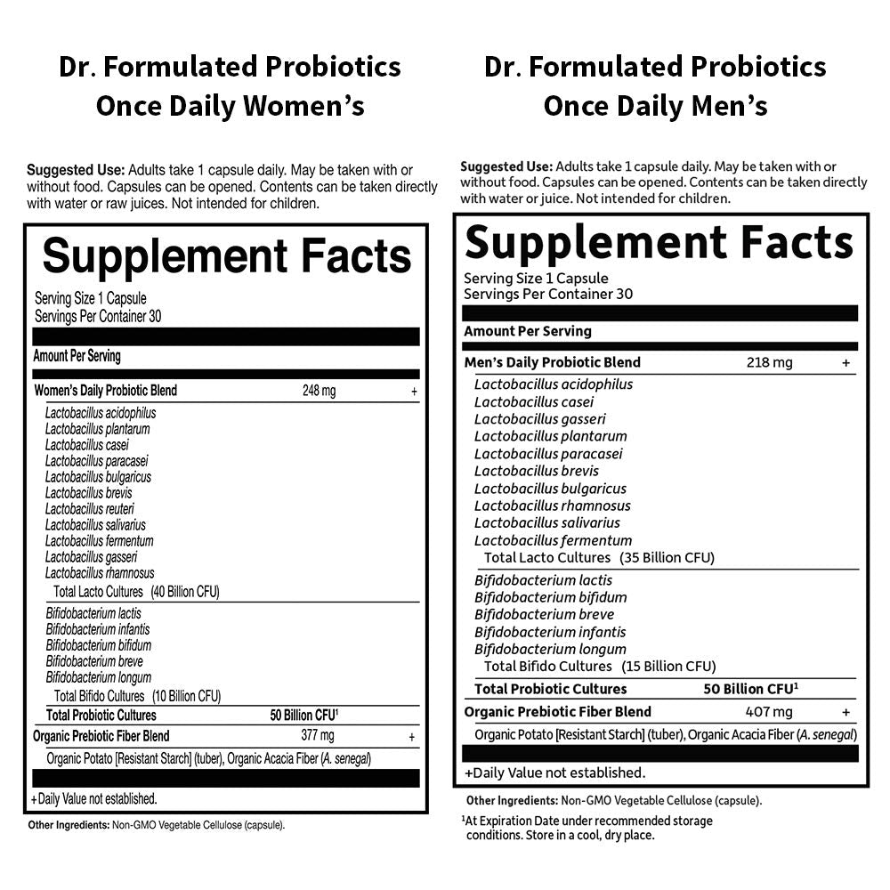 High potency probiotics for daily wellness