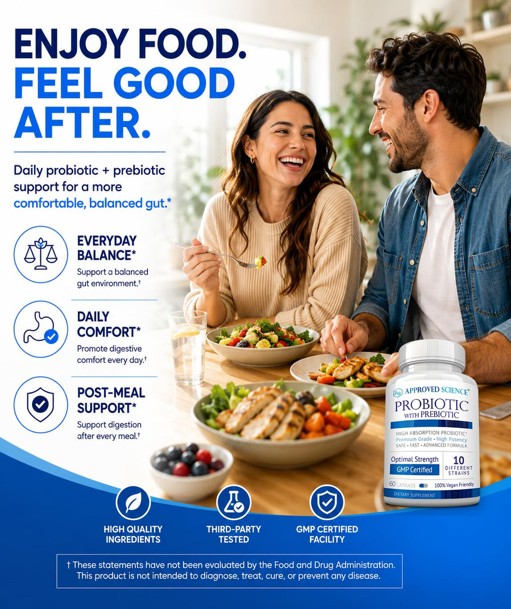 High potency probiotics for digestive balance