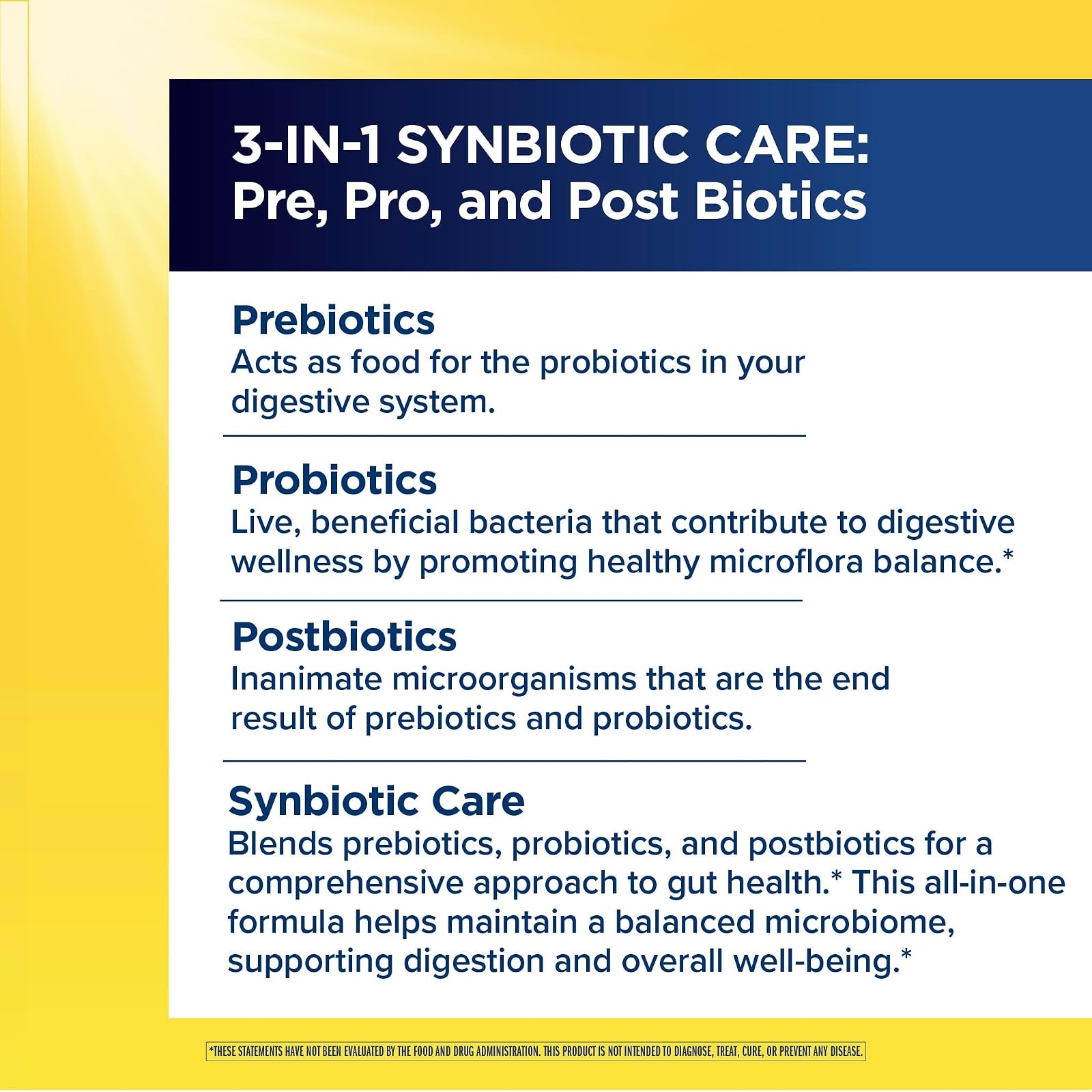 High potency probiotics for gut balance