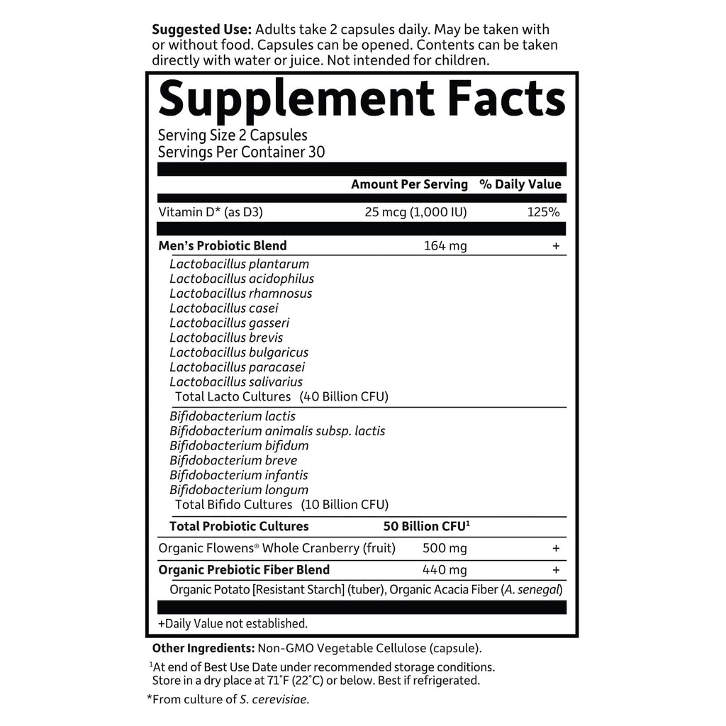 high potency probiotics for men