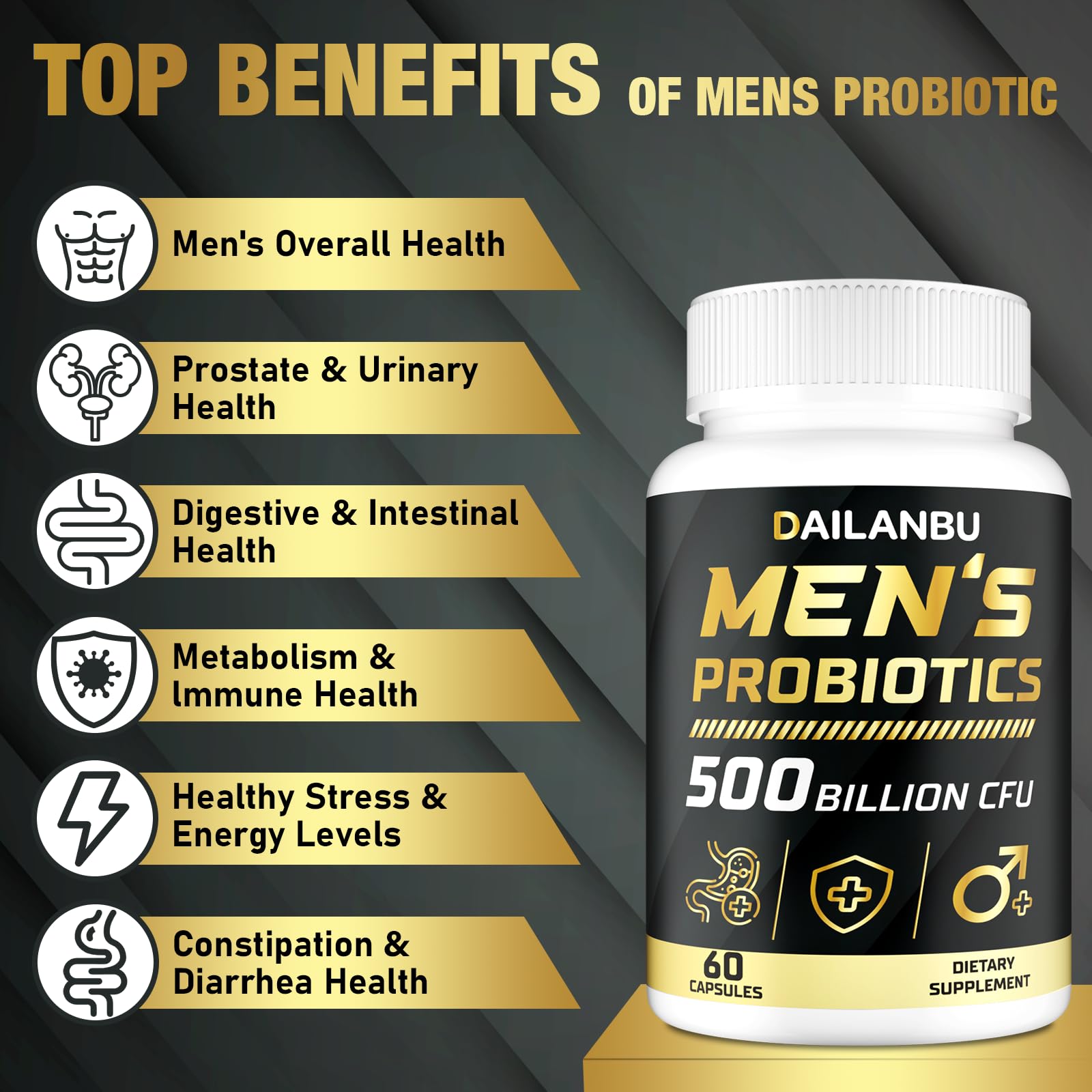 high potency probiotics for men