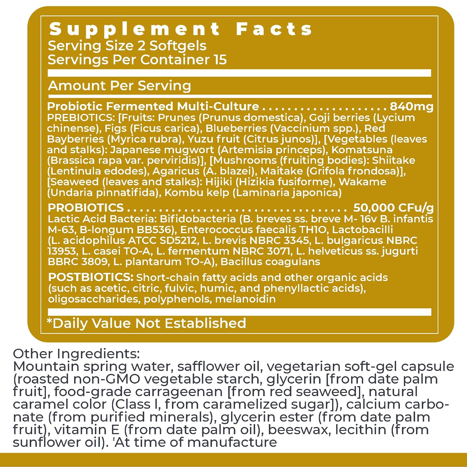High potency probiotics for optimal wellness