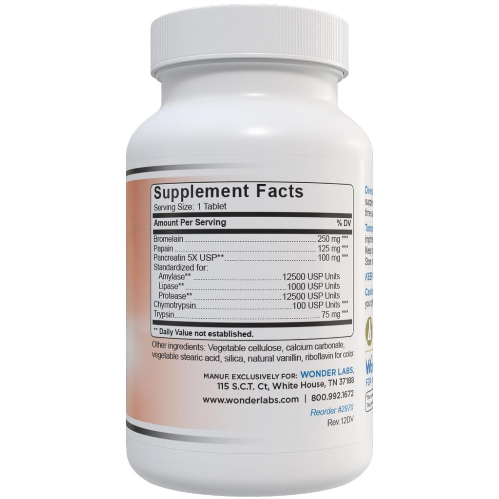 high potency proteolytic enzymes supplement