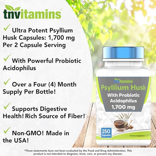 high potency psyllium capsules