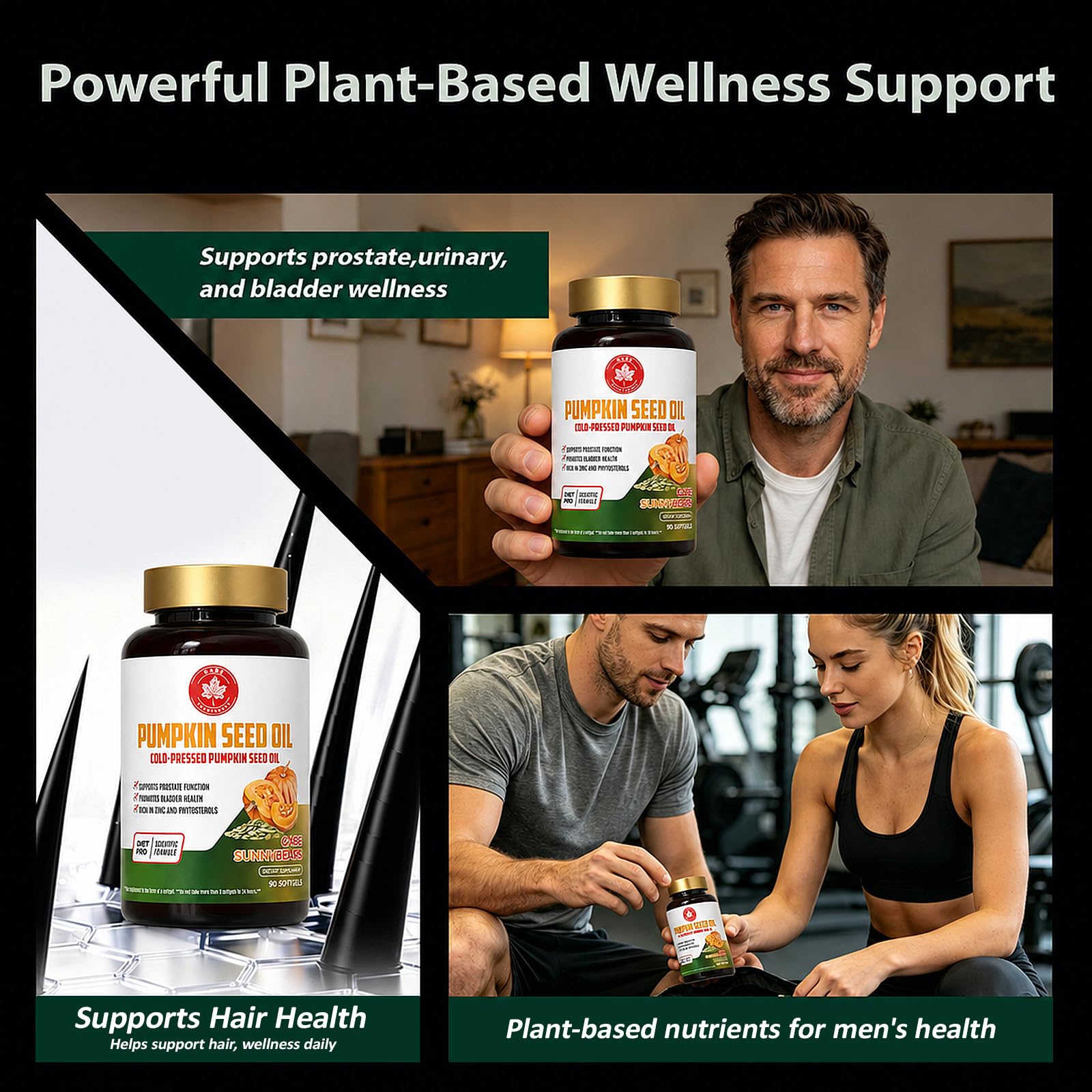 High potency pumpkin seed oil capsules
