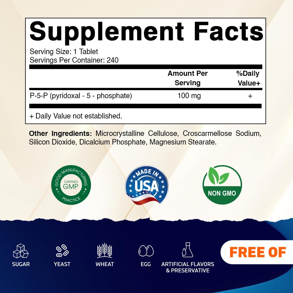 high potency Pyridoxal-5-Phosphate