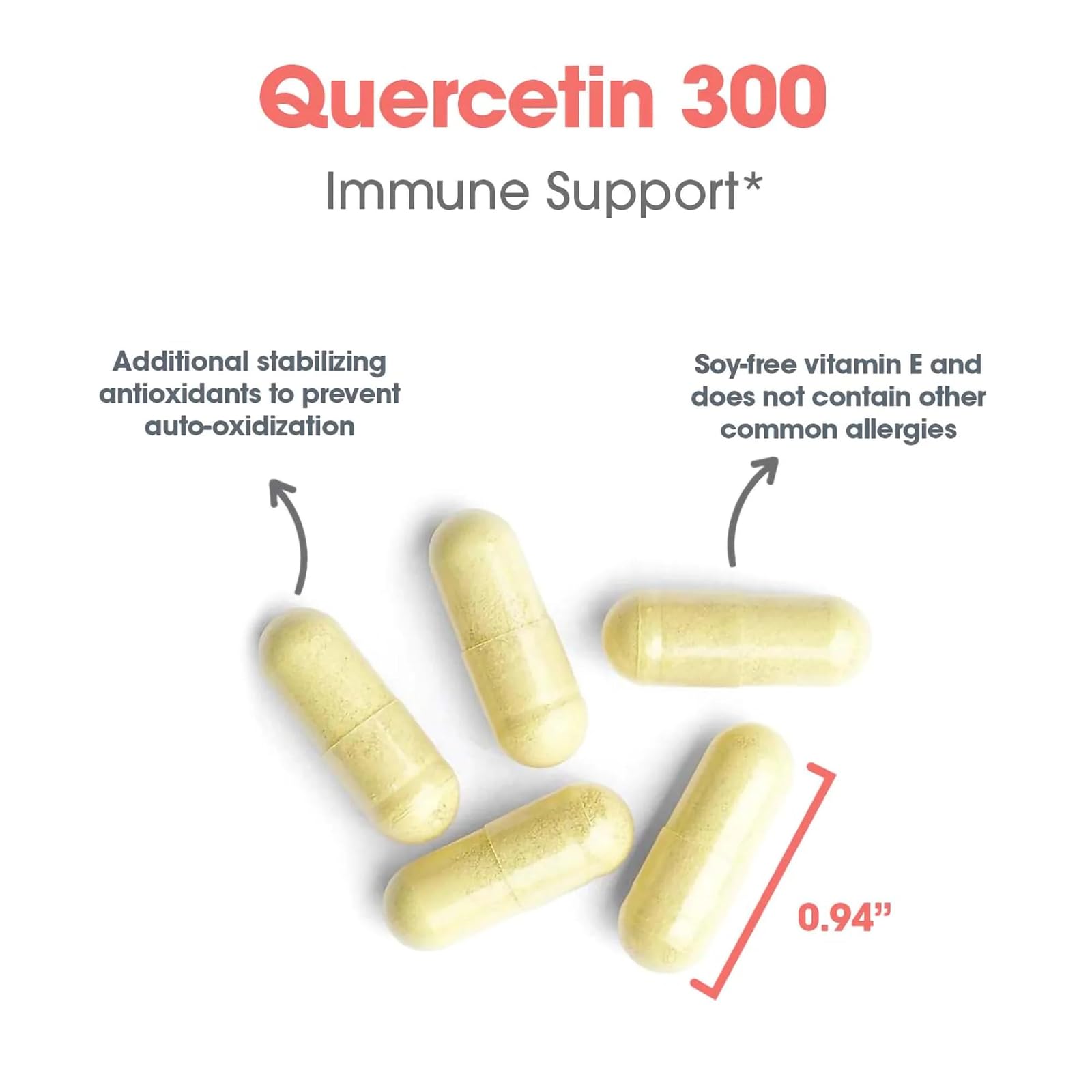 High potency quercetin 300 mg