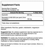 High potency Quercetin 500 mg formula