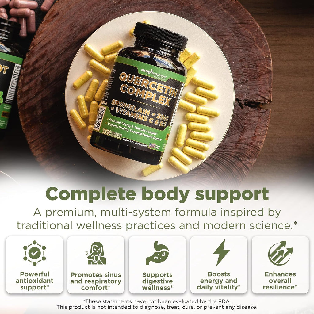 high potency quercetin 500 mg supplement