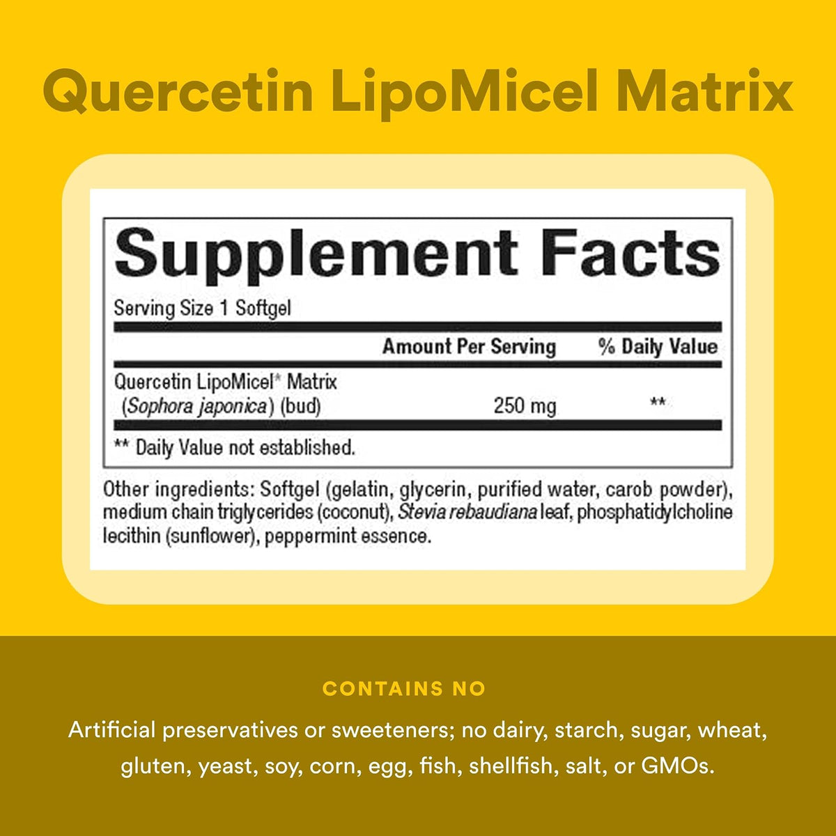 high potency quercetin for antioxidant protection