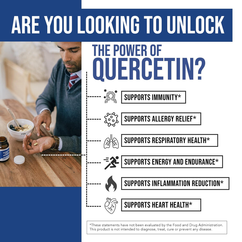 High potency quercetin for daily wellness