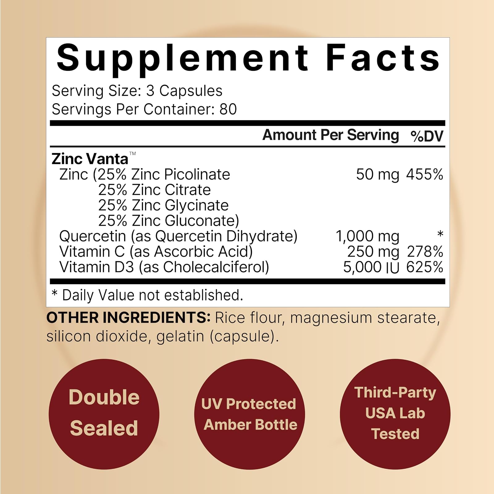 high potency quercetin supplement 1000 mg