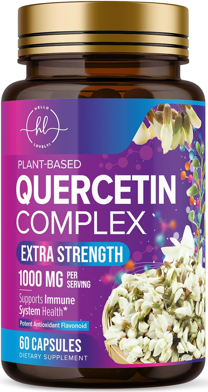 high potency quercetin veggie capsules