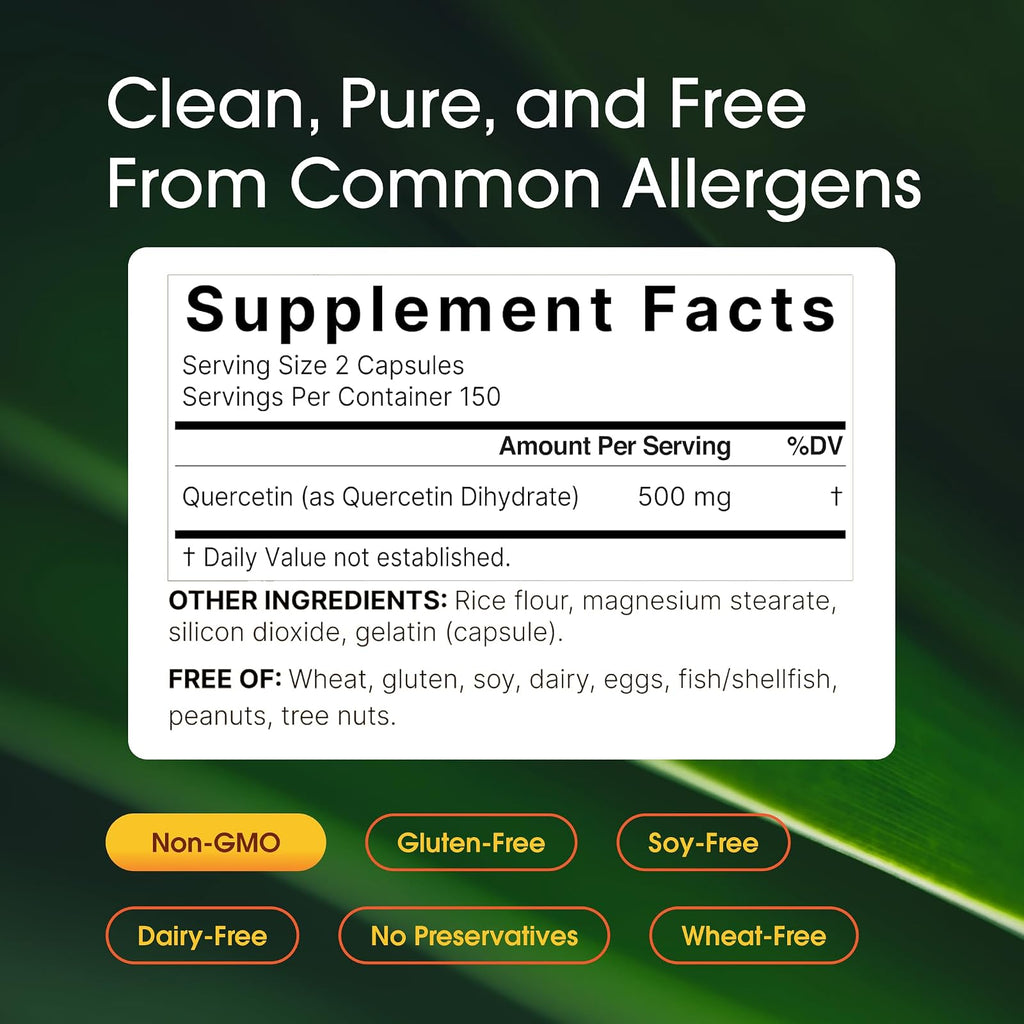 high potency quercetin with bromelain