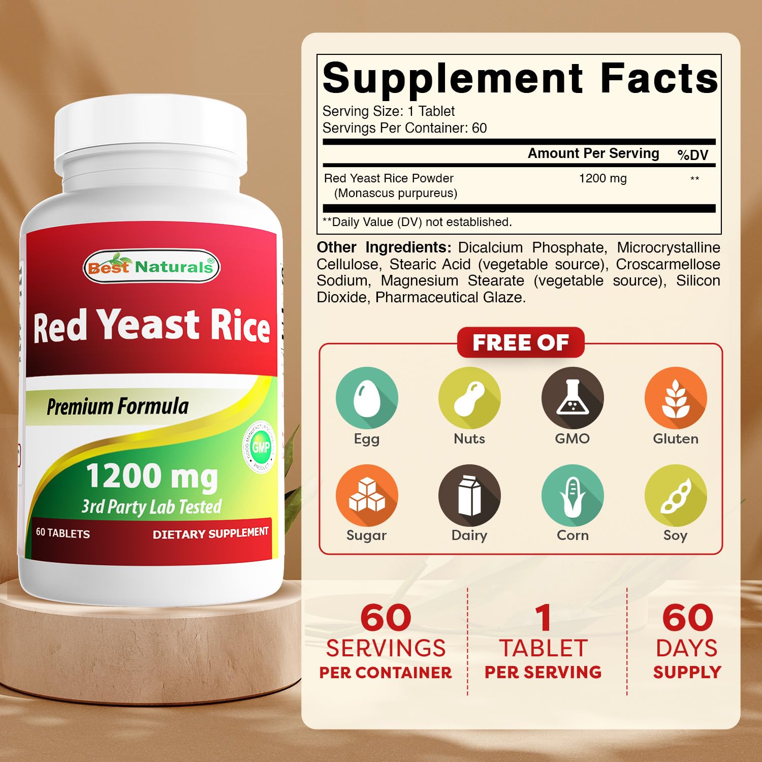 high potency red yeast rice tablets