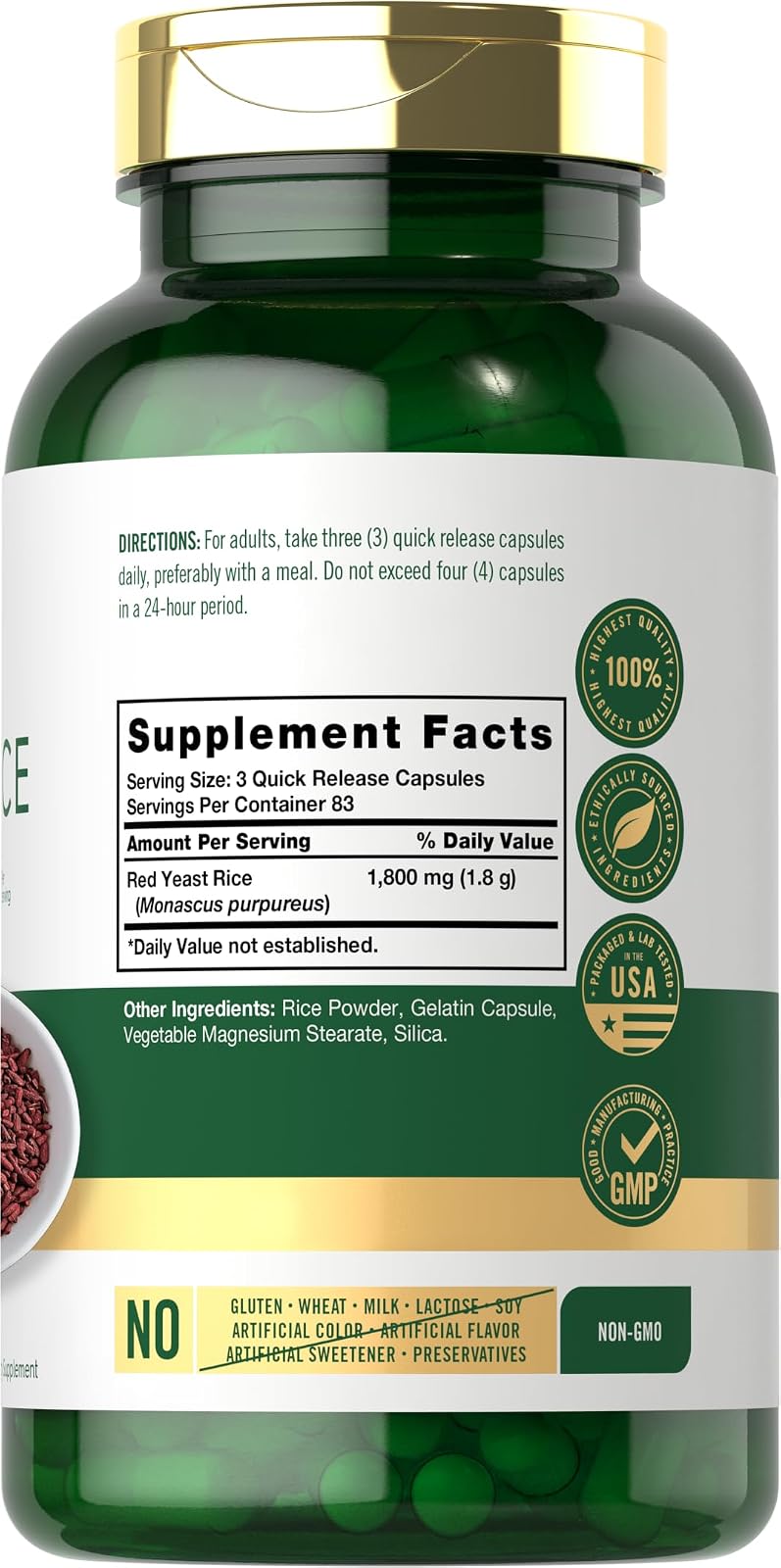 high potency red yeast rice