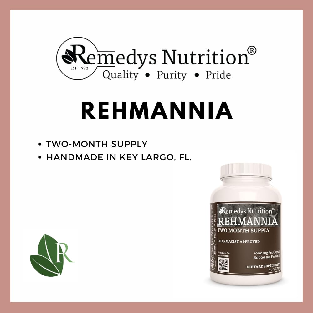 High potency Rehmannia root extract