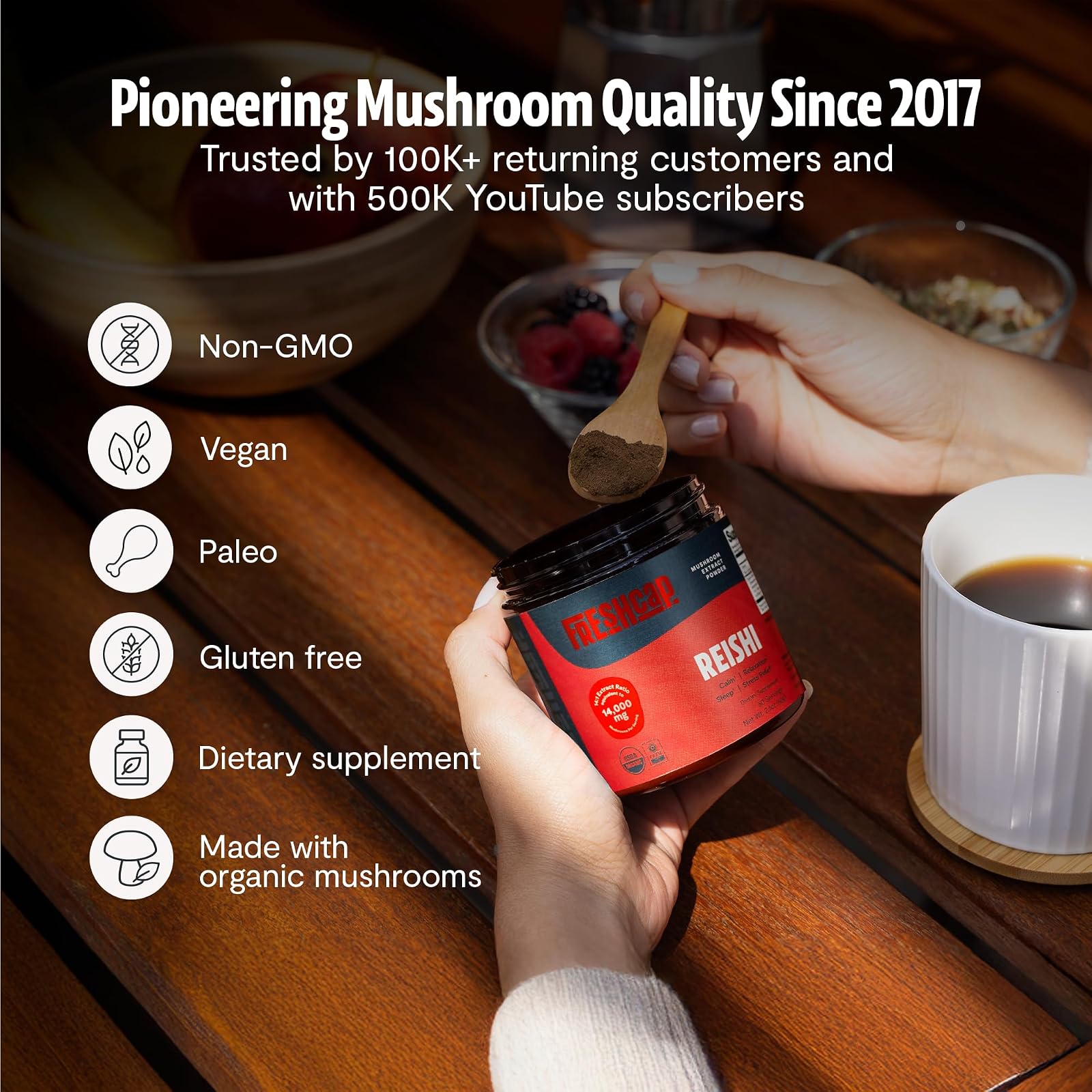 high potency reishi extract for vitality