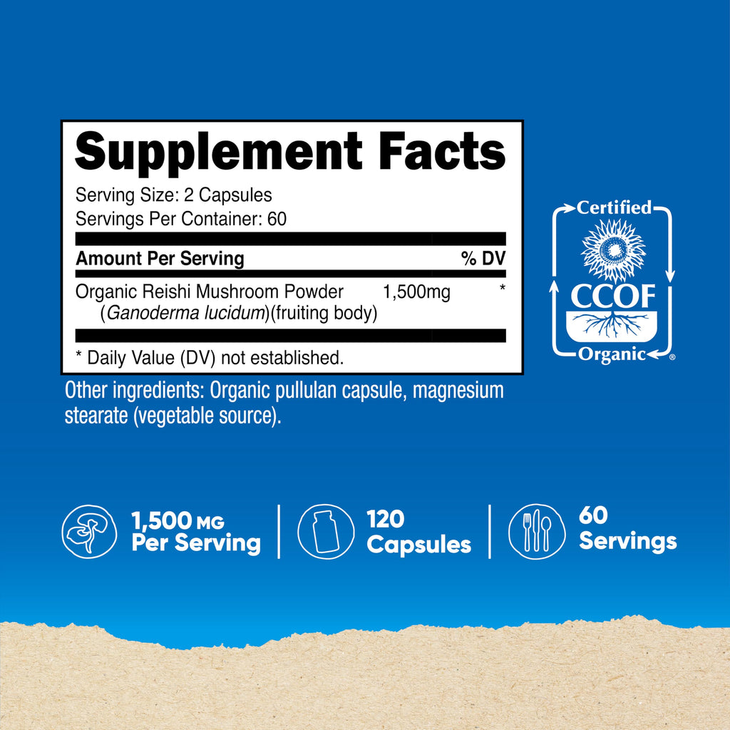 high potency reishi mushroom capsules