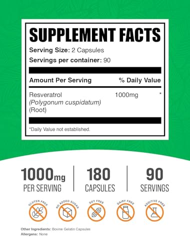 high potency resveratrol 1000mg